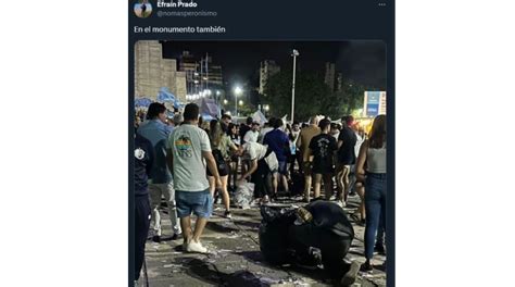 Militantes De La Libertad Avanza Limpiaron La Calle Tras Los Festejos