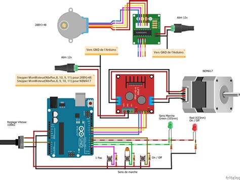 Pilotage moteur pas à pas Français Arduino Forum