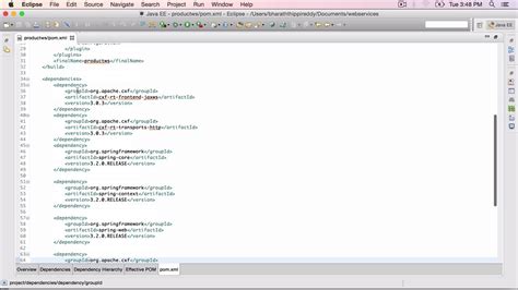 rest web service project part 2 project and pom xml youtube