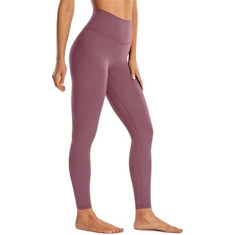 Crz Yoga Womens Brushed Naked Feeling Workout Leggings High