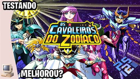 TESTANDO CAVALEIROS DO ZODIACO SAGA DE HADES NOVO EMULADOR DE PS2
