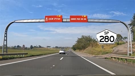 Rodovia Castelo Branco SP 280 uma das Melhores de São Paulo Brasil