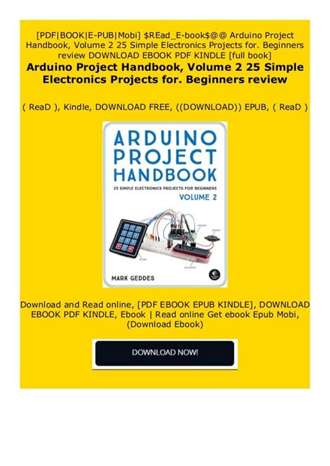 arduino project handbook volume 1 pdf