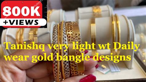 Daily Wear Gold Bangle Designs With Weight And Price Tanishq Latest