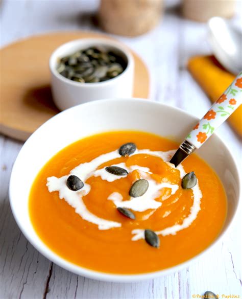 Velouté de Butternut au sirop dérable et graines de courge