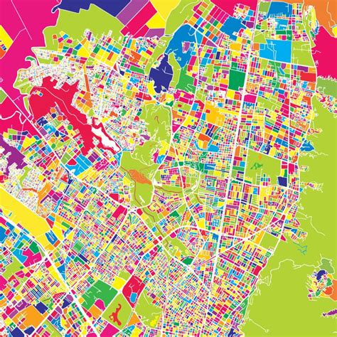 Colorido Mapa Pol Tico De Colombia Con Capas Claramente Separadas
