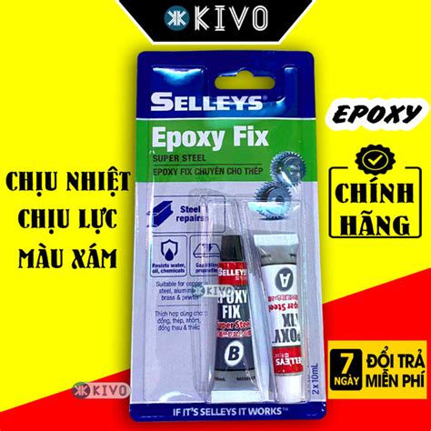 Keo Dán AB Epoxy Fix SELLEYS 20ml 2 Thành Phần Keo Epoxy Dán Sắt Siêu