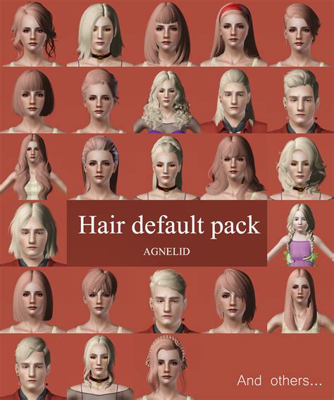 Sims 3 Default Replacement Hair 2024 HairStyles Ideas