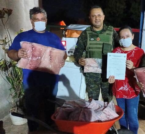 Batalhão de Polícia Ambiental apreende 800 Kg de peixes proveniente de