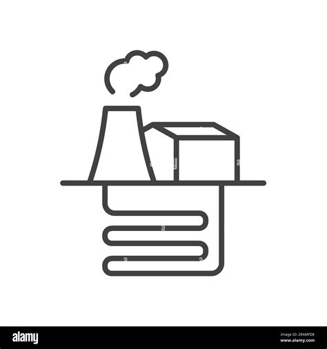 Geothermal Energy Icon Vector Illustration Stock Vector Image Art