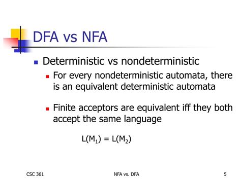 ppt nfa vs dfa powerpoint presentation free download id 462544
