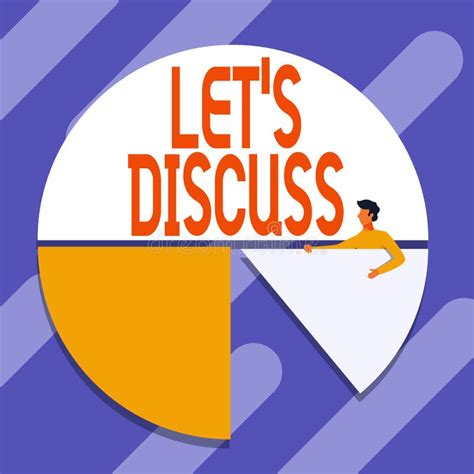 Text Showing Inspiration Let S Discuss Concept Meaning Asking Someone