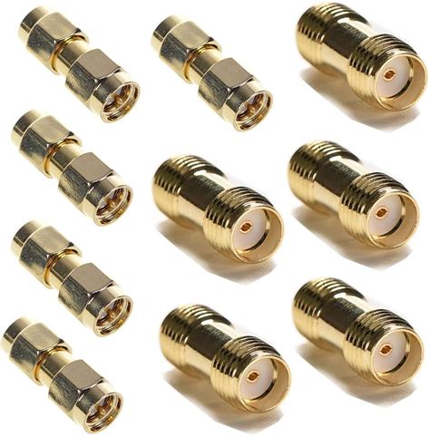 Amazon SMA Male To SMA Male Plug Connector 5 Pack SMA Female To