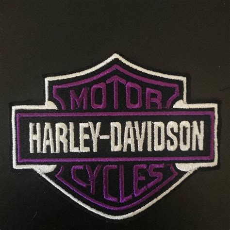 Harley Davidson Patch Iron On Patch Embroidered Iron On Etsy Australia