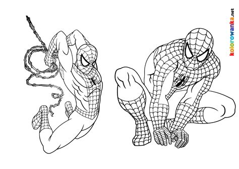 Spiderman Kolorowanka Do Druku Kolorowanki Dla Dzieci Do Wydruku