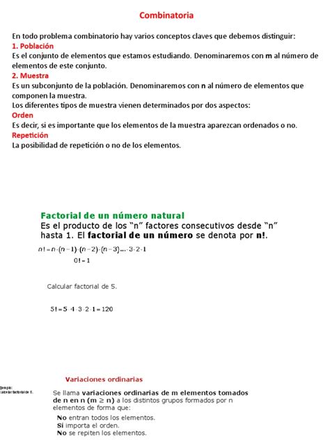 combinatoria pdf permutación combinatoria