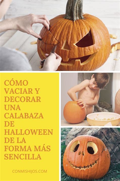 Cómo vaciar y decorar una calabaza de Halloween de la forma más