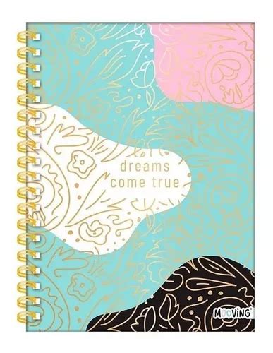 Cuaderno Mooving Chic 16x21 80 Hojas Tapa Dura Espiral MercadoLibre