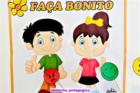 Cartaz Semáforo do toque Bolacha Pedagógica