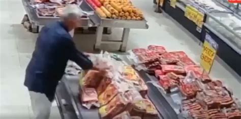 Homem é flagrado furtando 120 kg de carnes em supermercado