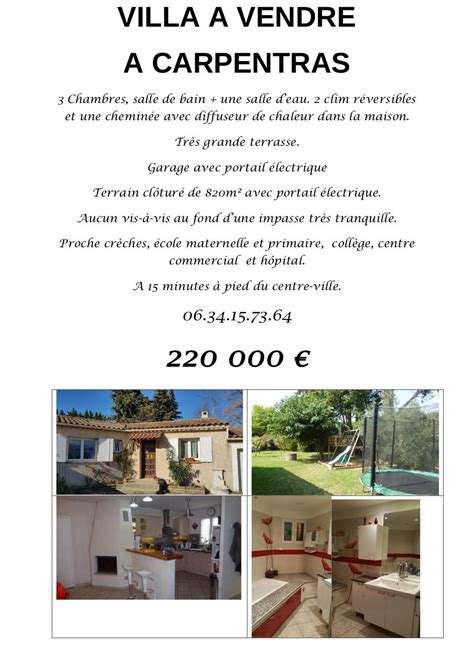 Annonce Vente Maison 11 03 2016 Par Eve Fichier PDF