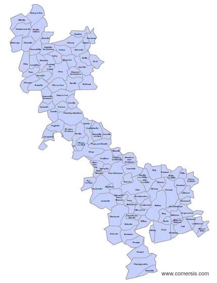 Les 6 Circonscriptions De Meurthe Et Moselle