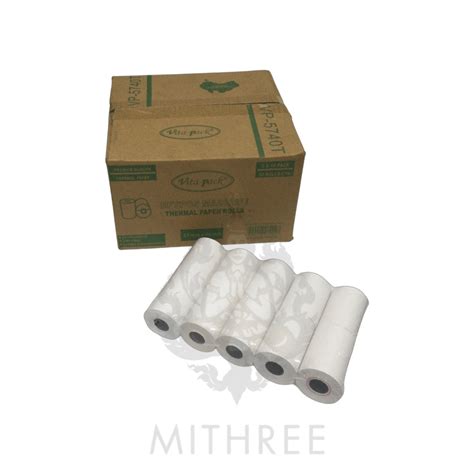 EFTPOS MACHINE THERMAL PAPER ROLLS 57mm X 38mm 50ROLLS MITHREE