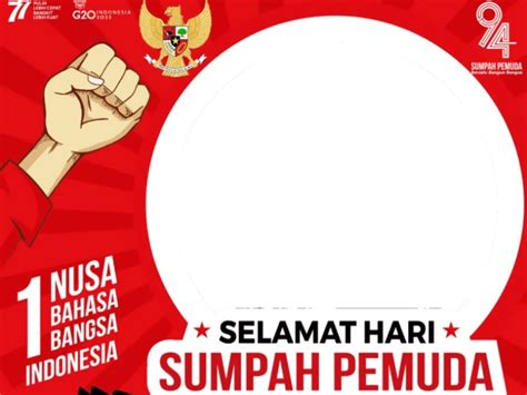45 Link Twibbon Hari Sumpah Pemuda 28 Oktober 2022 Terbaru Rancah Post