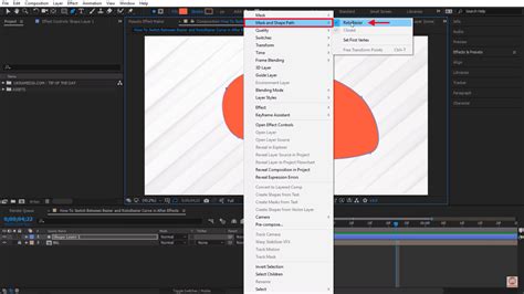 Mask And Shape Path After Effects RotoBezier Ukramedia