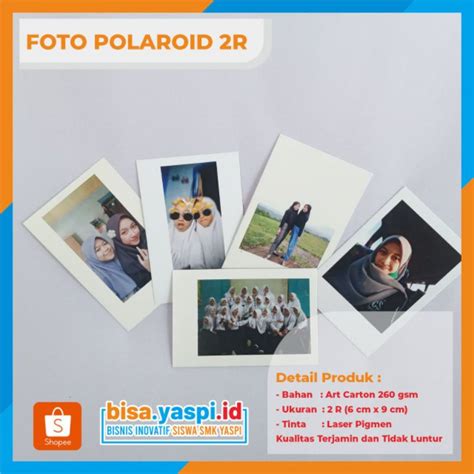 Jual Cetak Foto Polaroid 2R Custom Shopee Indonesia