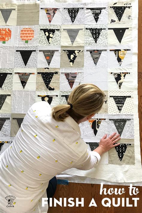 How To Finish A Quilt Tips Tricks The Polka Dot Chair