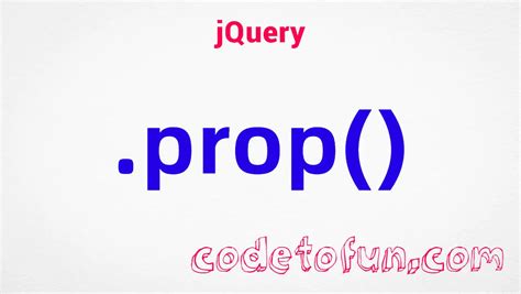 jquery prop method codetofun