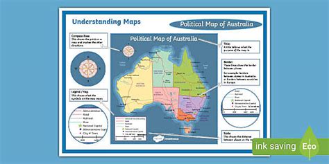 Understanding A Map Poster Teacher Made Twinkl
