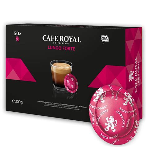 Capsule Café Royal Lungo Forte pour Nespresso Pro par 50 Coffee Webstore