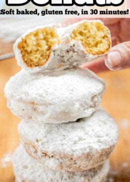 Easy Powdered Sugar Donuts Dishing Delish