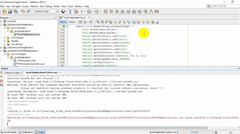 calculator javafx application and javafx fxml application youtube