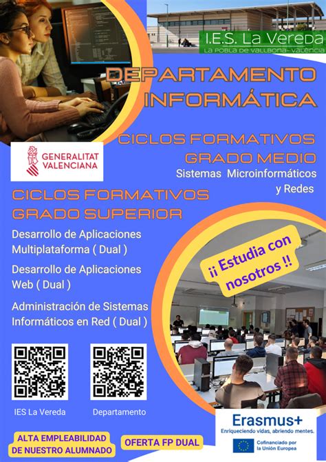 TE GUSTARÍA ESTUDIAR UN CICLO FORMATIVO DE INFORMÁTICA IES La Vereda