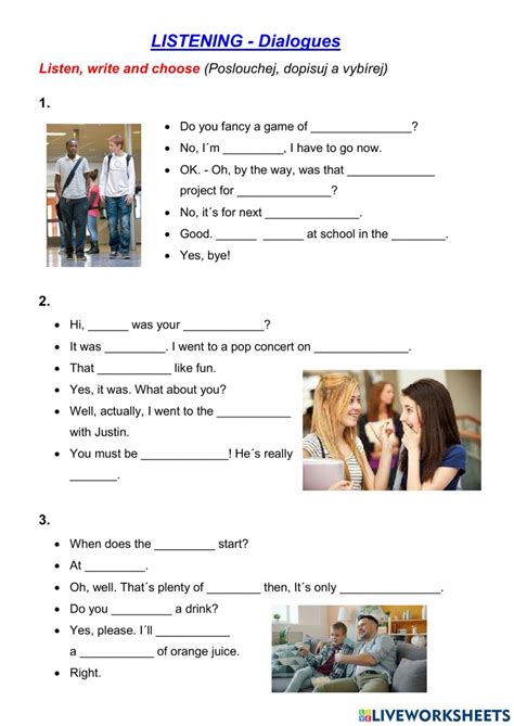 Past Simple Listening Exercise Worksheet Artofit