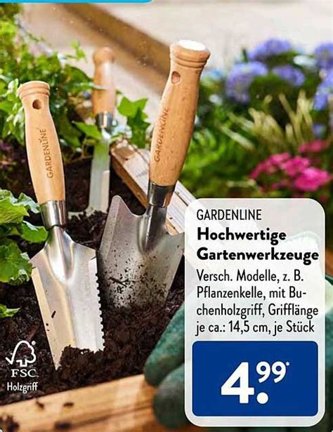 Gardenline Hochwertige Gartenwerkzeuge Angebot bei ALDI SÜD 1Prospekte de