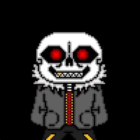 Pixilart Underfell Sans Battle Sprite By Pixellover