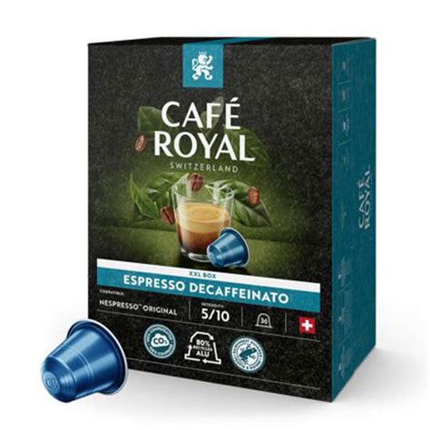 Capsule Compatible Nespresso Cafe Royal Decaffeinato X