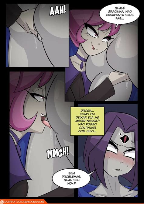 Jovens Titãs Hentai Ravena X Jinx Heróis Pornô HQ Adulto Hq De
