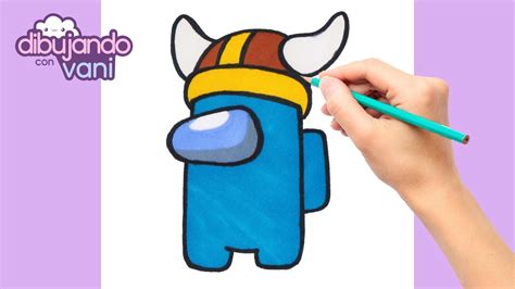 Como Dibujar Among Us Vikingo Dibujos De Among Us Como Dibujar