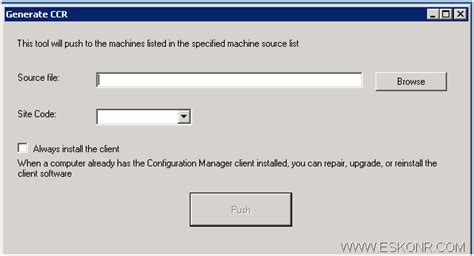 Sccm Knowledge And Sharing Sccm Configmgr Client Push