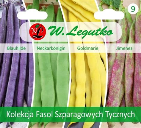 Fasola Szparagowa Nasiona Kolekcja Tycznych Zestaw 4 Odmian Sklep