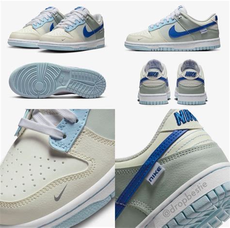 Nike Dunk Low Ivory Hyper Royal In Cute Nike Shoes All Nike