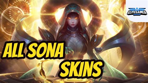 All Sona Skins Spotlight League Of Legends Skin Review YouTube