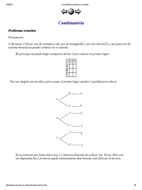 combinatoria problemas resueltos pdf pdf permutación combinatoria