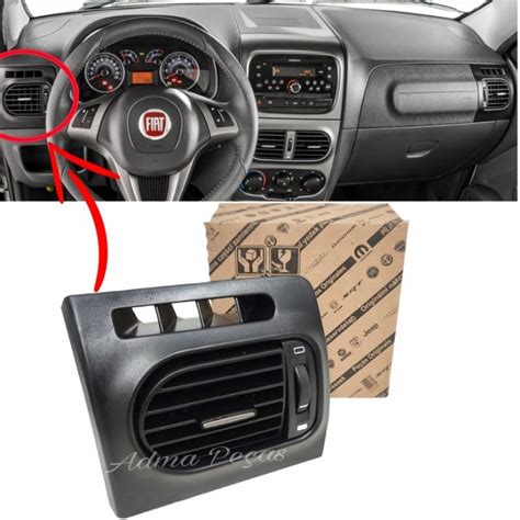 Moldura Difusor Ar Lateral Fiat Palio Siena Strada Lado Esquerdo