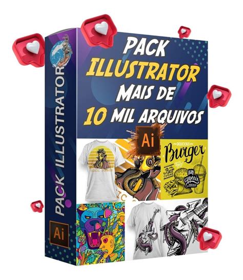 Pack Illustreitor 10 Mil Arquivos Editáveis bônus Arquivos Silhouette